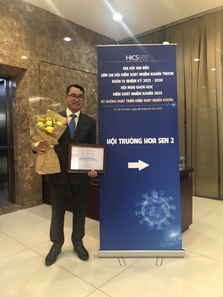 Giải nhì phiên poster Hội nghị khoa học KSNK 2023 - Nguyễn Ánh Dương ...